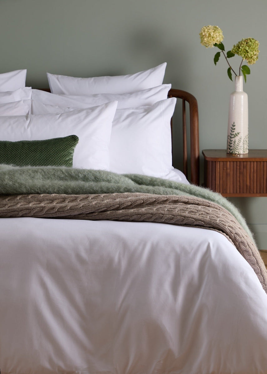 FOXFORD Evelyn White Duvet Set | Irish Bedding – Foxford