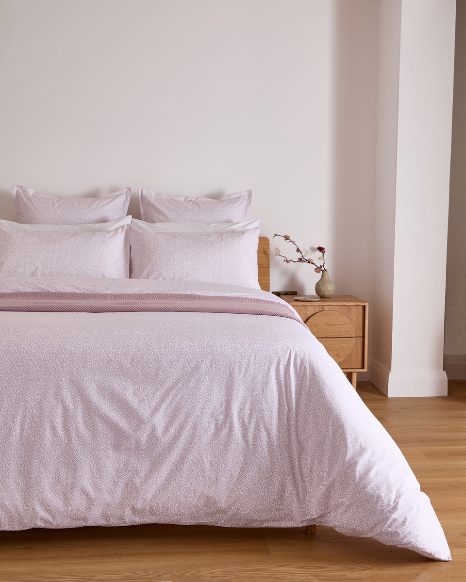 FOXFORD Olivia Duvet Set | Pink Fern | Irish Bedding | – Foxford